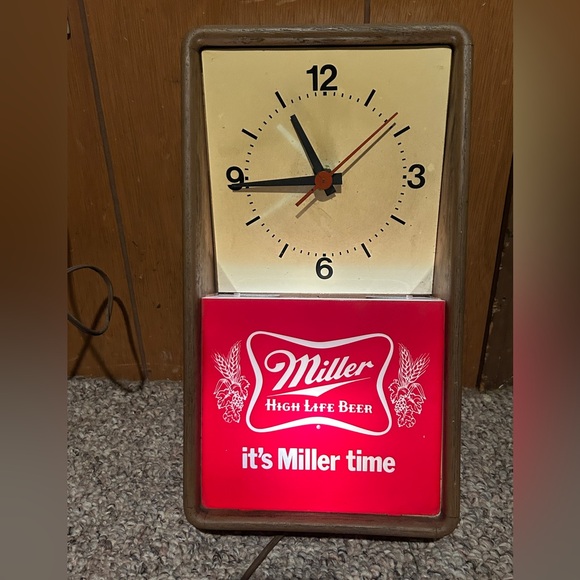 miller brewing company | Wall Decor | Vintage 98 Miller High Life Beer ...